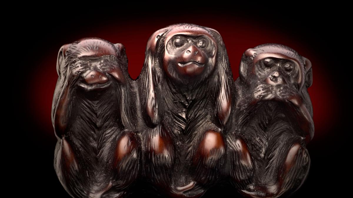 Tri mudra majmuna – zlatno načelo kako voditi dobar život - Pripovjedač